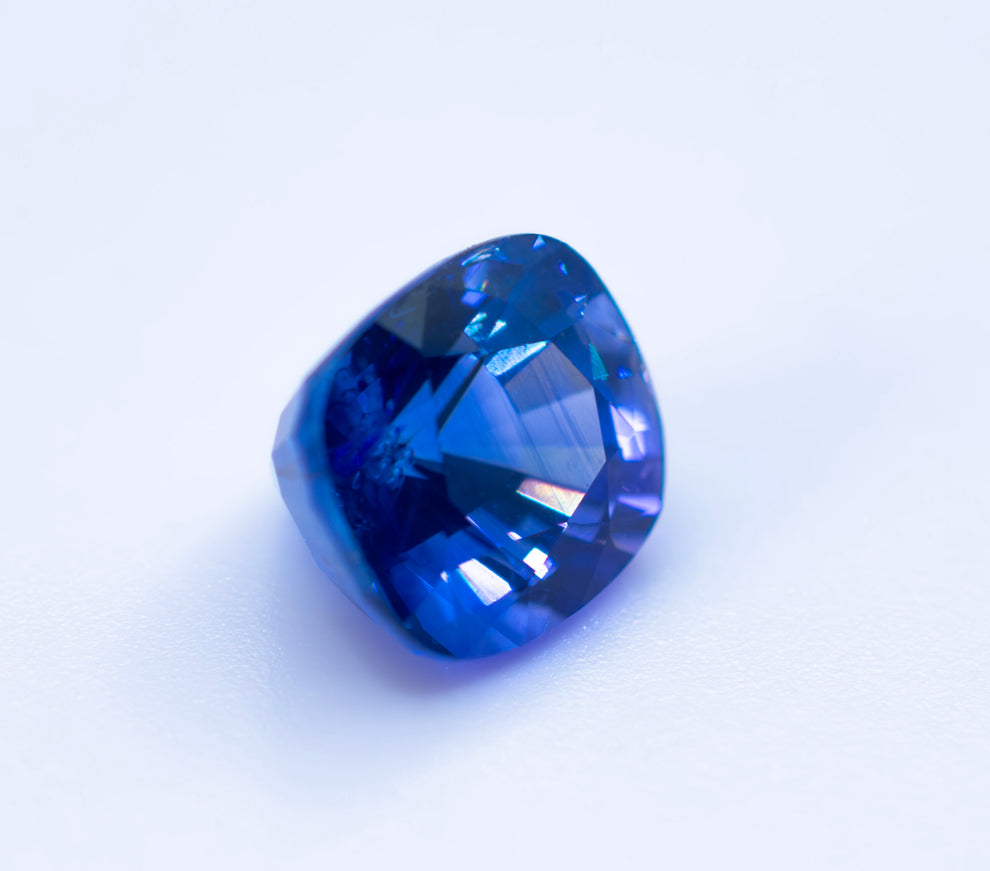 Vivid Blue Ceylon Sapphire 2.22ct | Cushion Shape – ROYAL CEYLON GEMSTONES